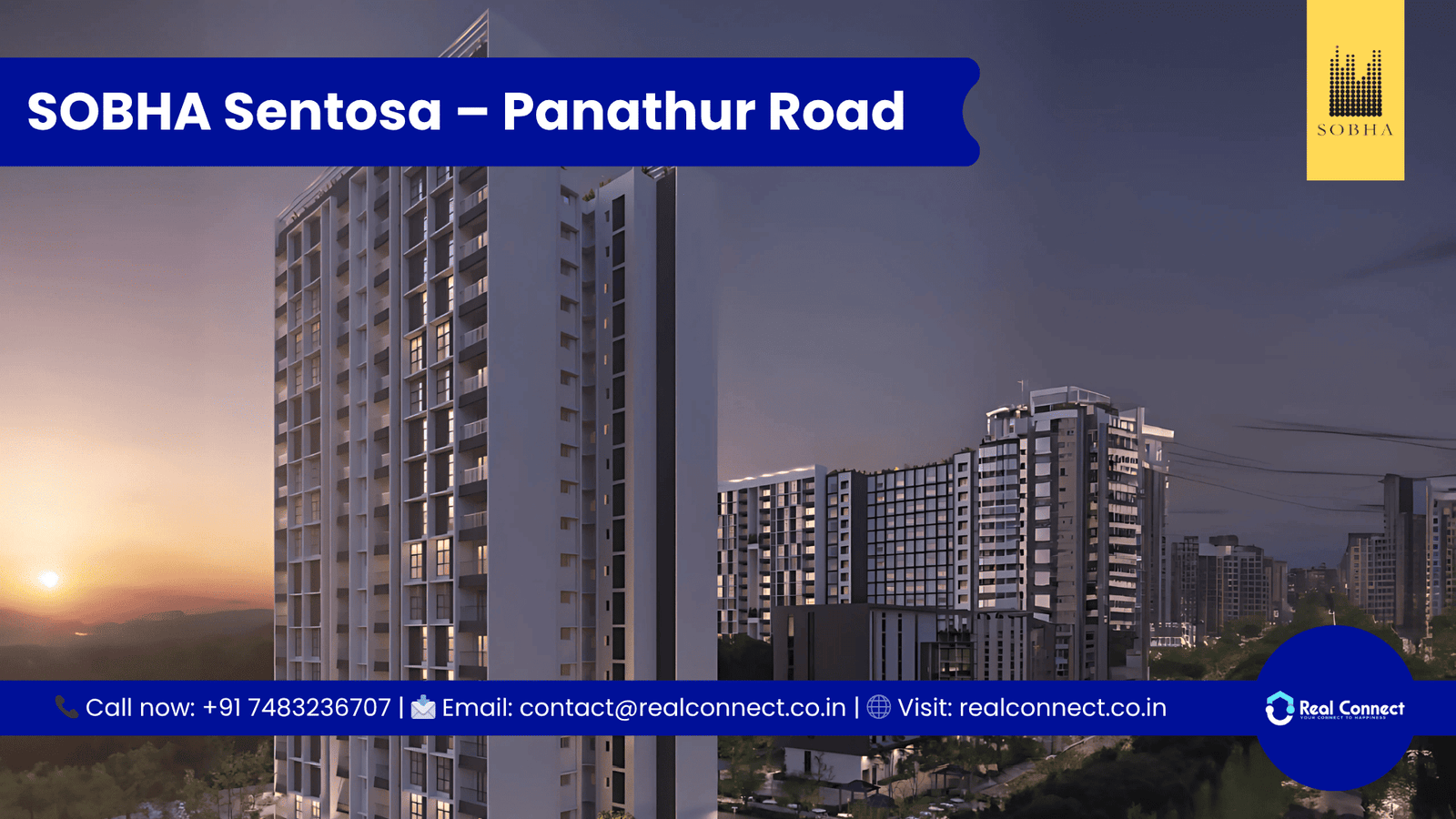 Sobha Sentosa – Singapore-Themed Living on Panathur Road with Real ...