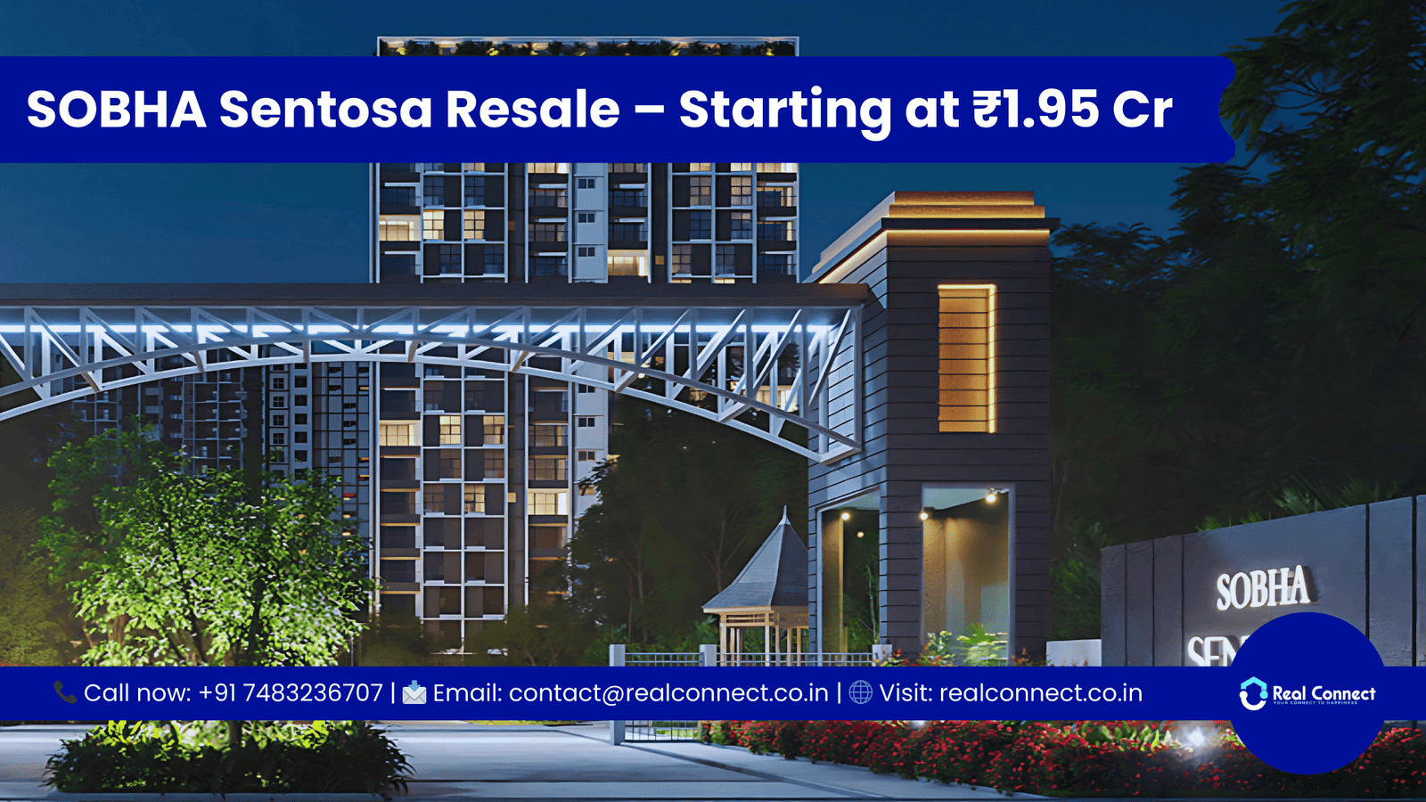 SOBHA Sentosa Resale – Singapore-Inspired Living from ₹1.95 Cr Onwards ...